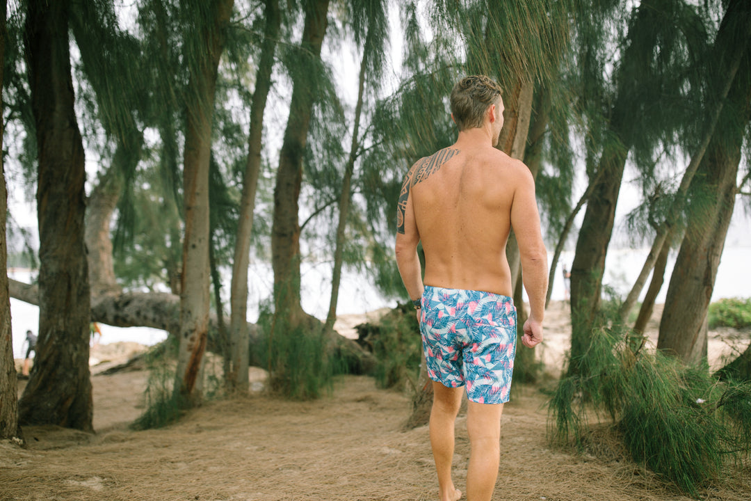 Mesh Lined 5" Swim Trunks – Third Wave Style