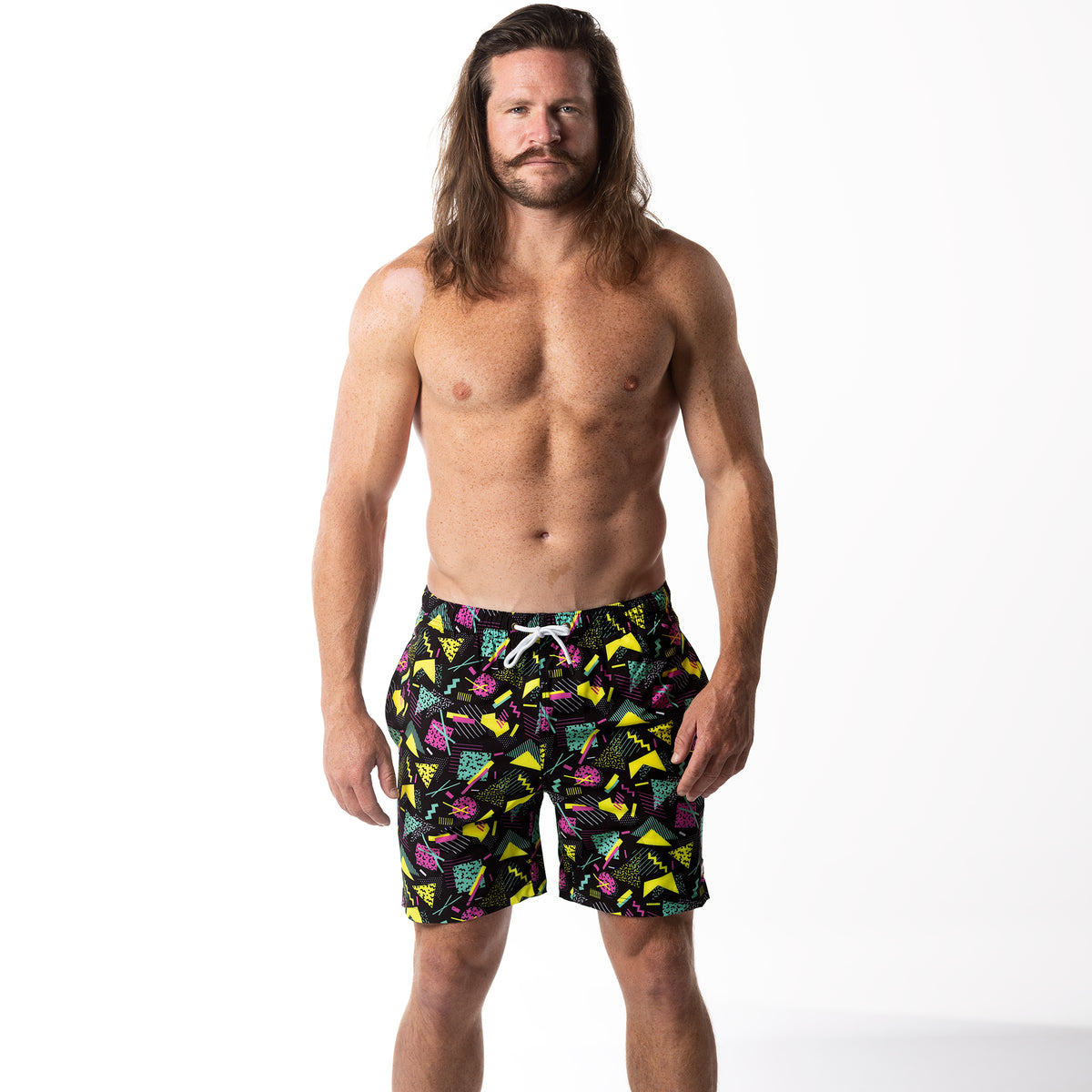 Compression Lined 7" Swim Trunks - Bayside – Third Wave Style