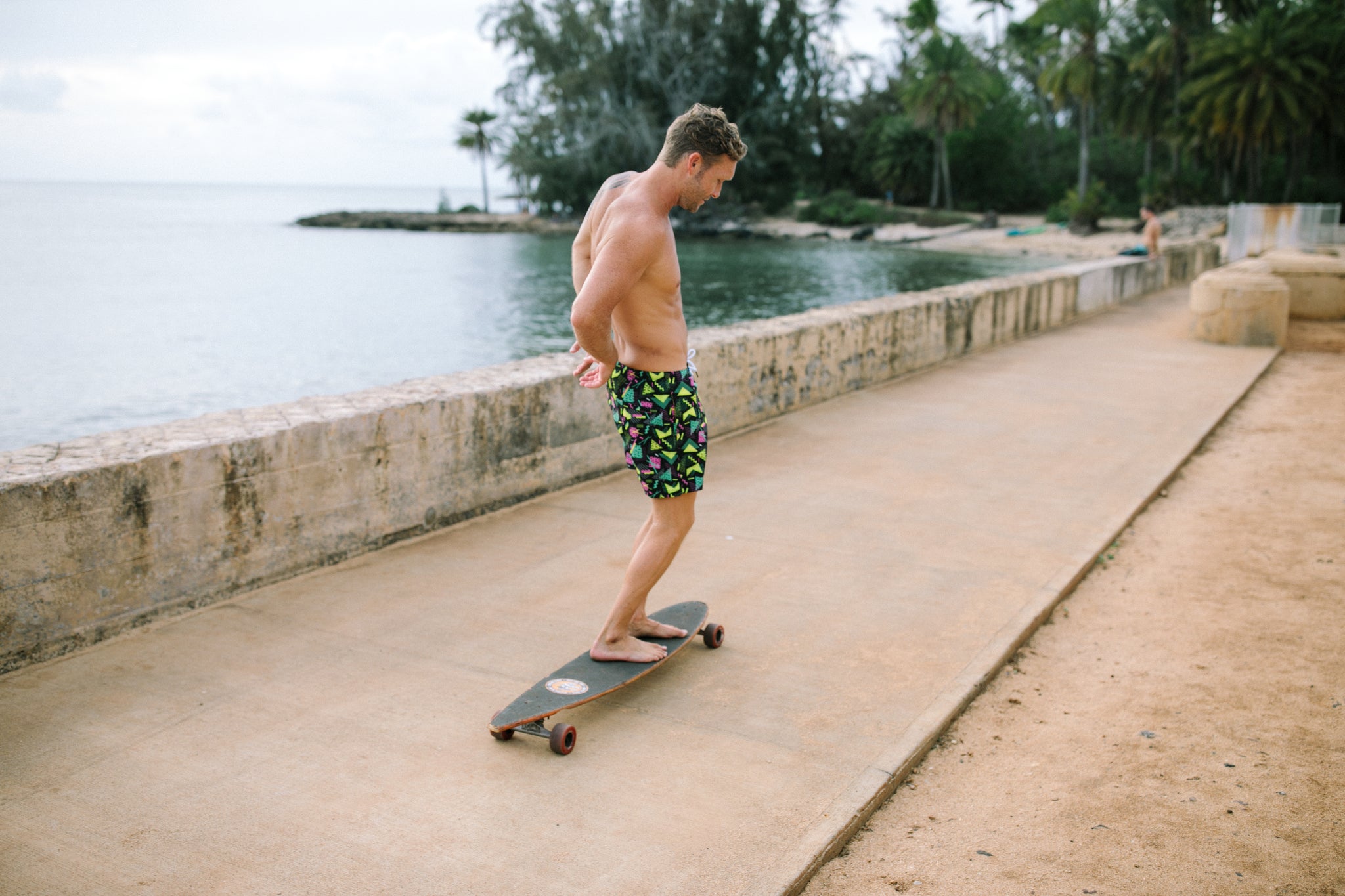 Compression Lined 5" Swim Trunks - Blue Lagoon – Third Wave Style